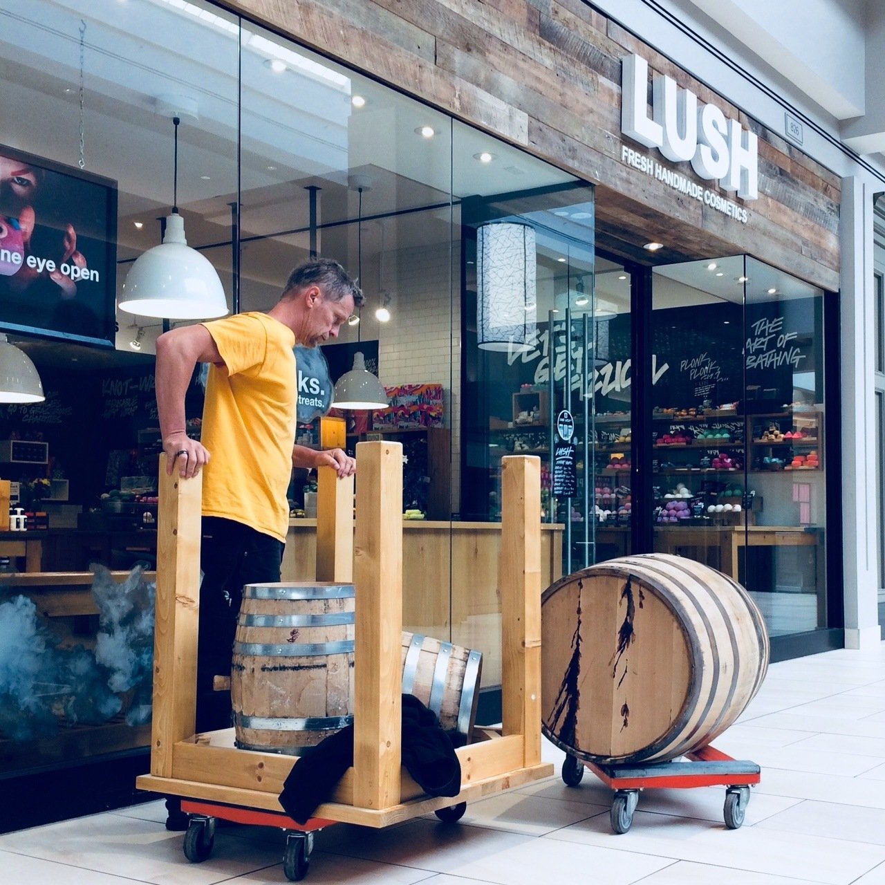 Lush Cosmetics Store Display Maintenance | The Honey Do - Handyman