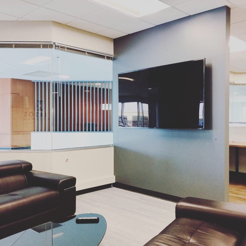Mounting Corporate TVs | The Honey Do - Handyman